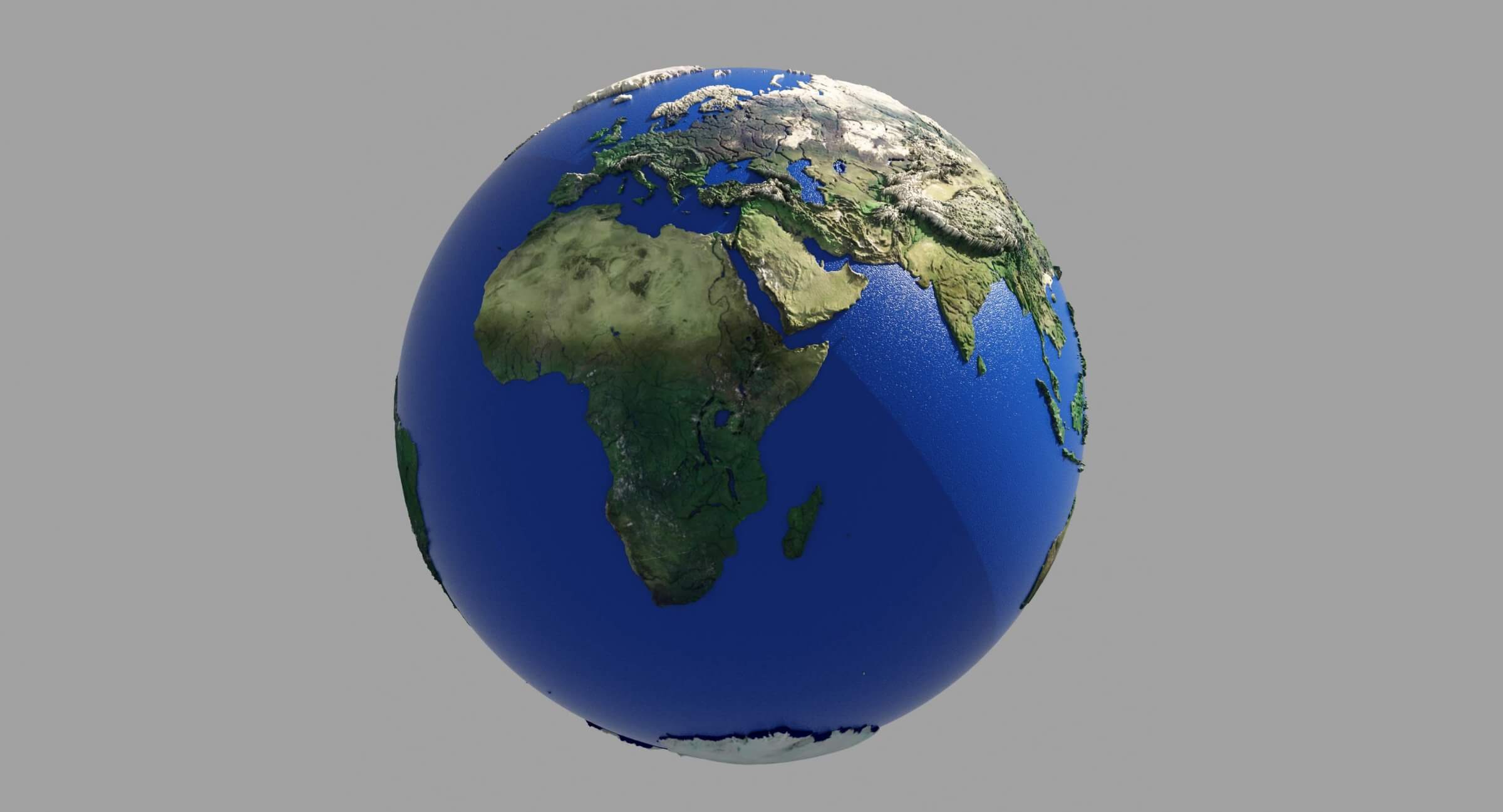 HD Earth Globe - 3D Model by Giimann