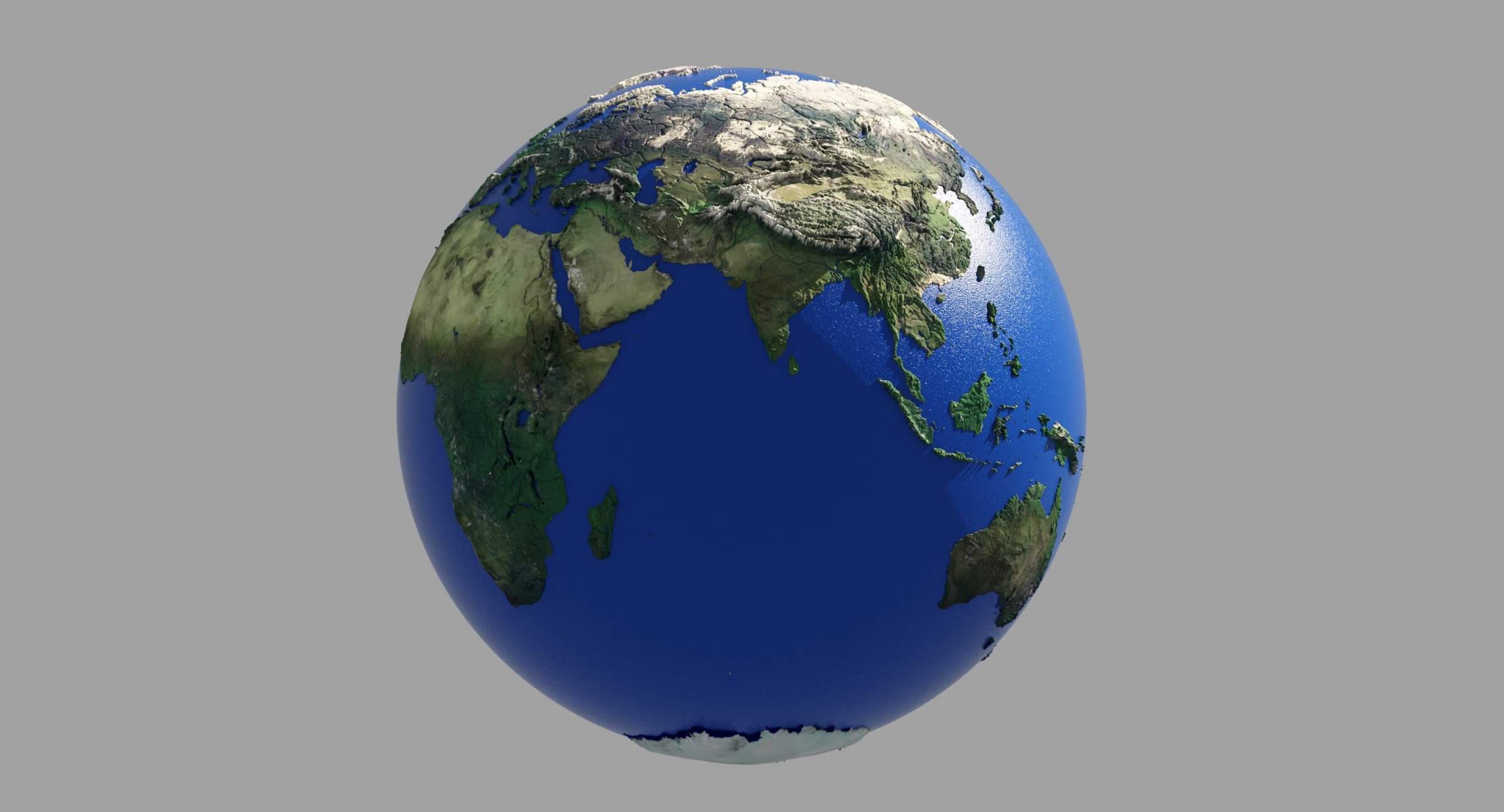 HD Earth Globe - 3D Model by Giimann