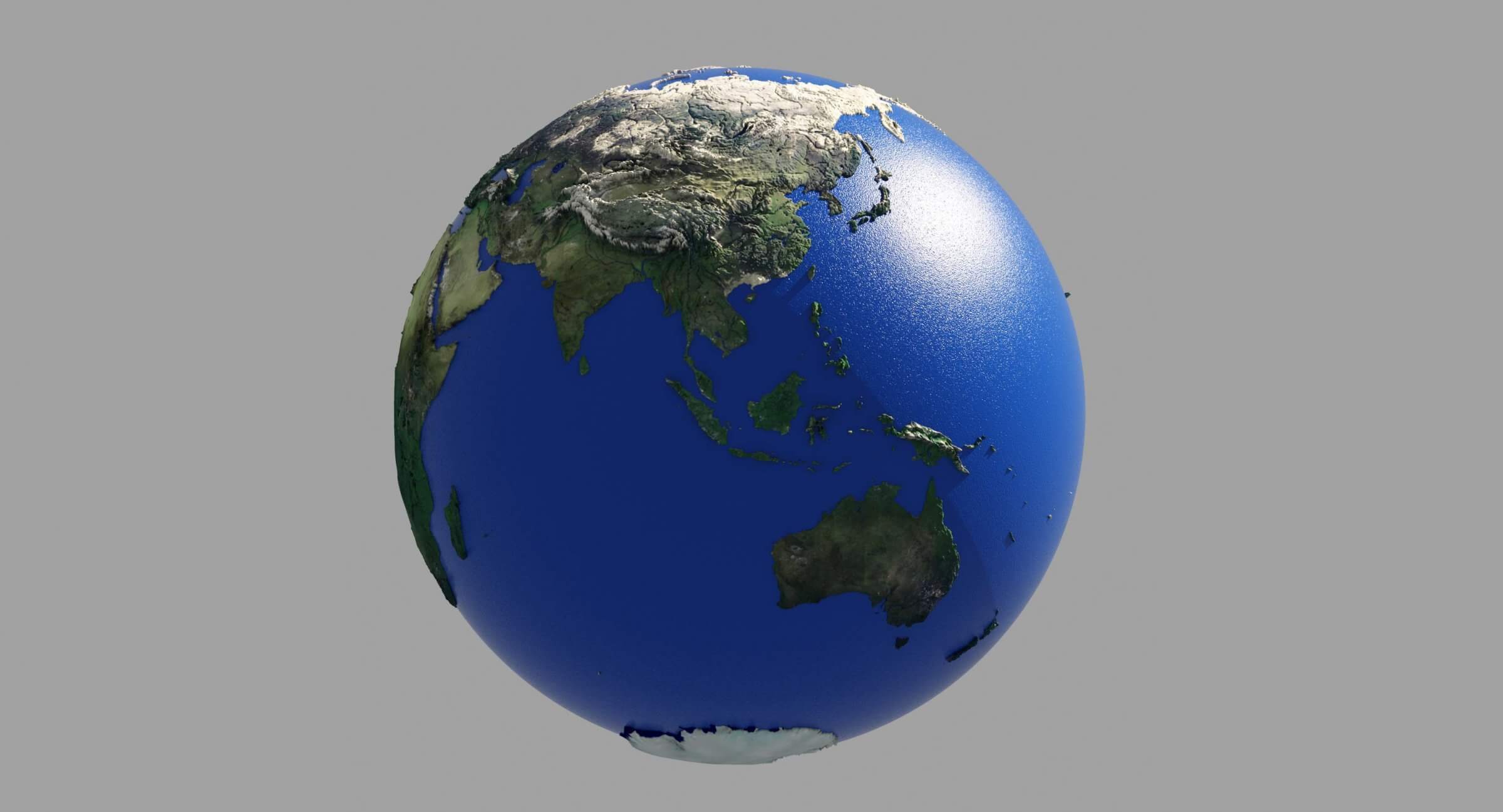 HD Earth Globe - 3D Model by Giimann