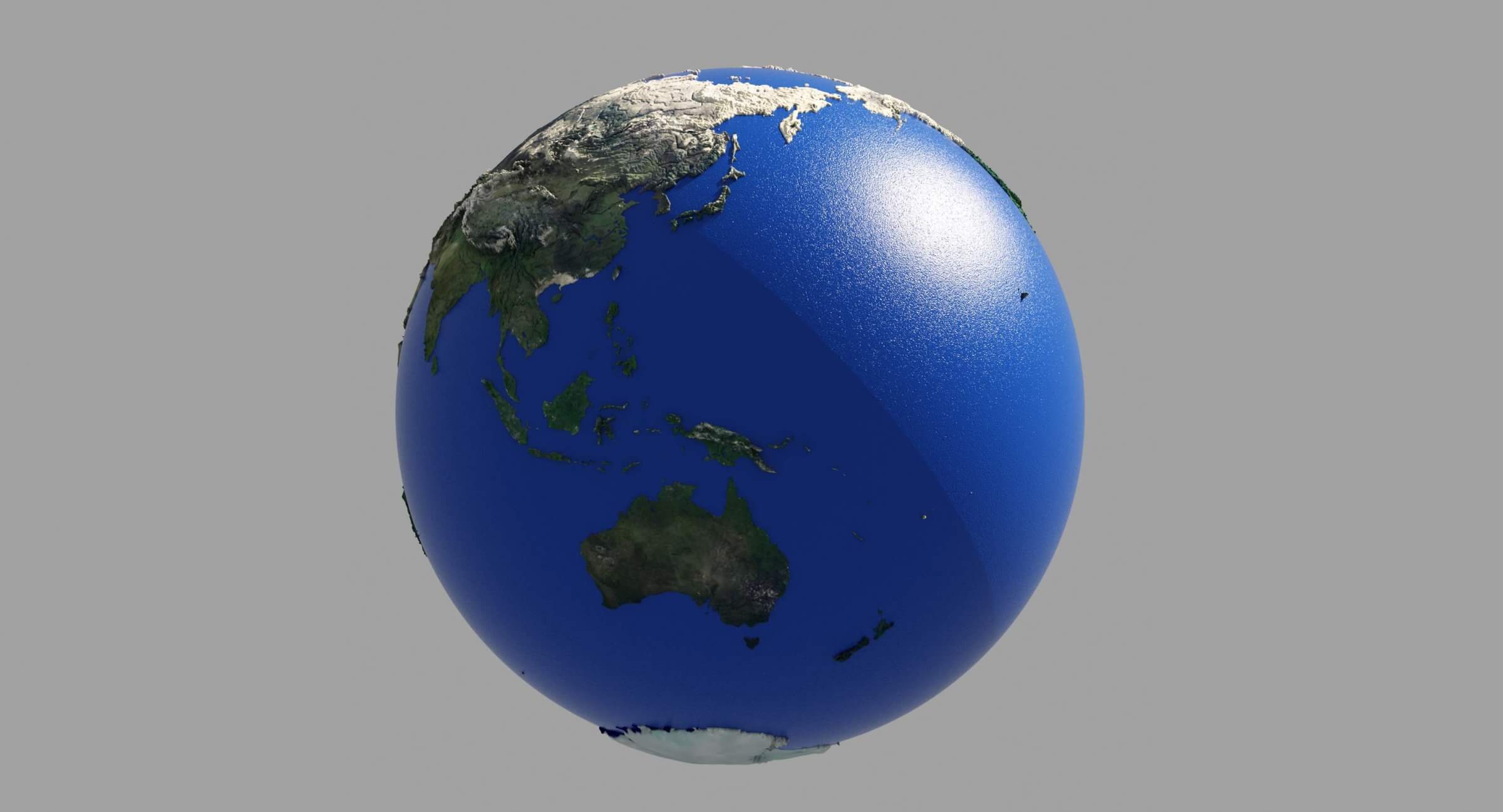 HD Earth Globe - 3D Model by Giimann