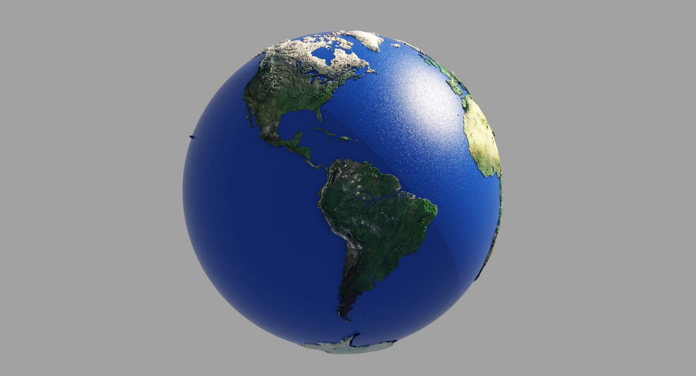 HD Earth Globe - 3D Model by Giimann