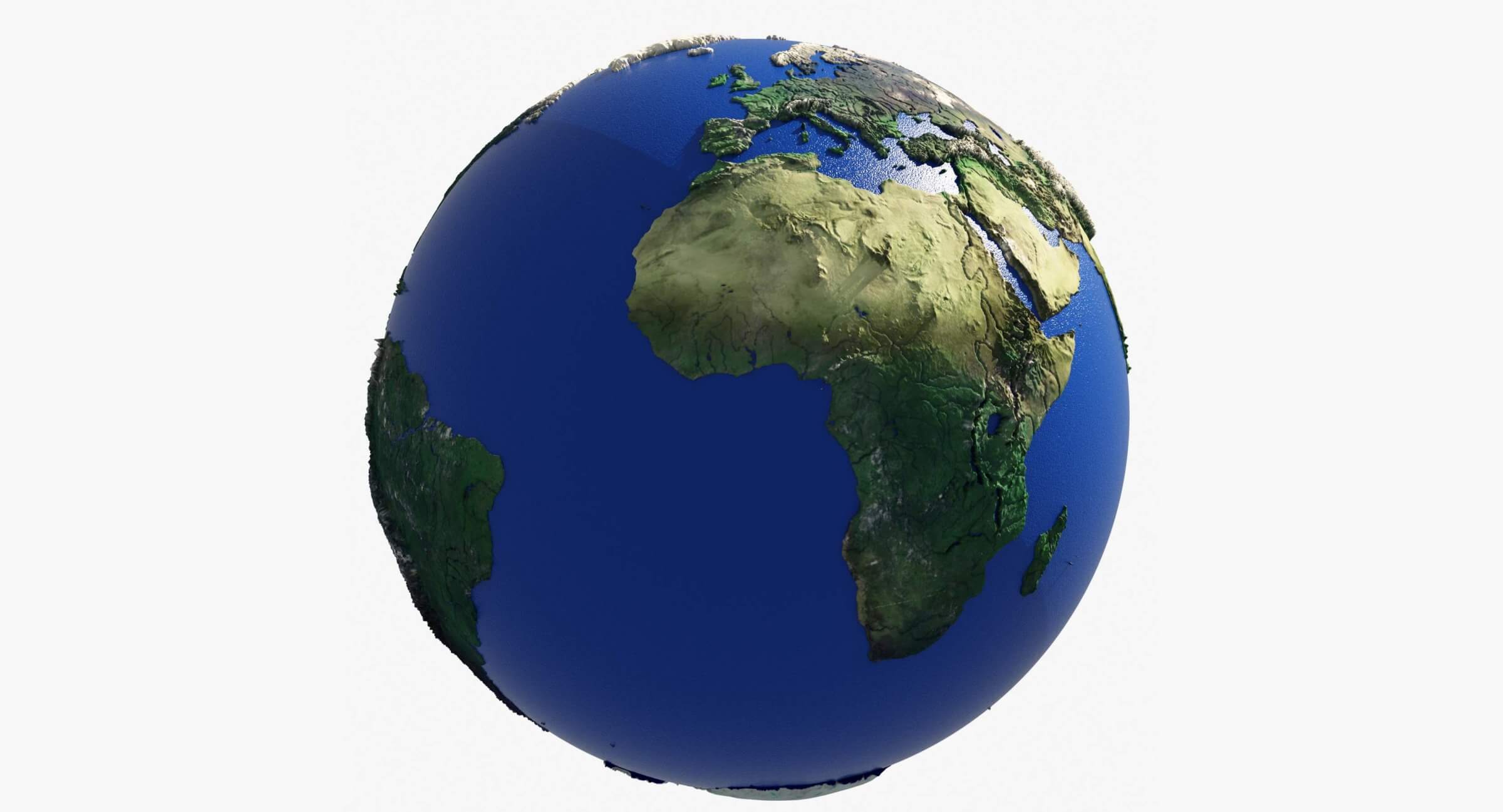 HD Earth Globe - 3D Model by Giimann