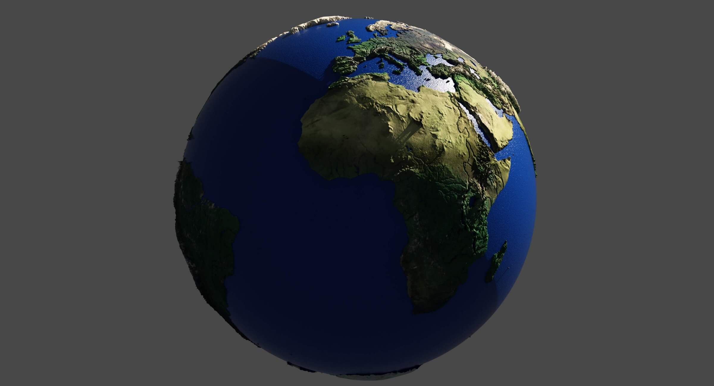 HD Earth Globe - 3D Model by Giimann