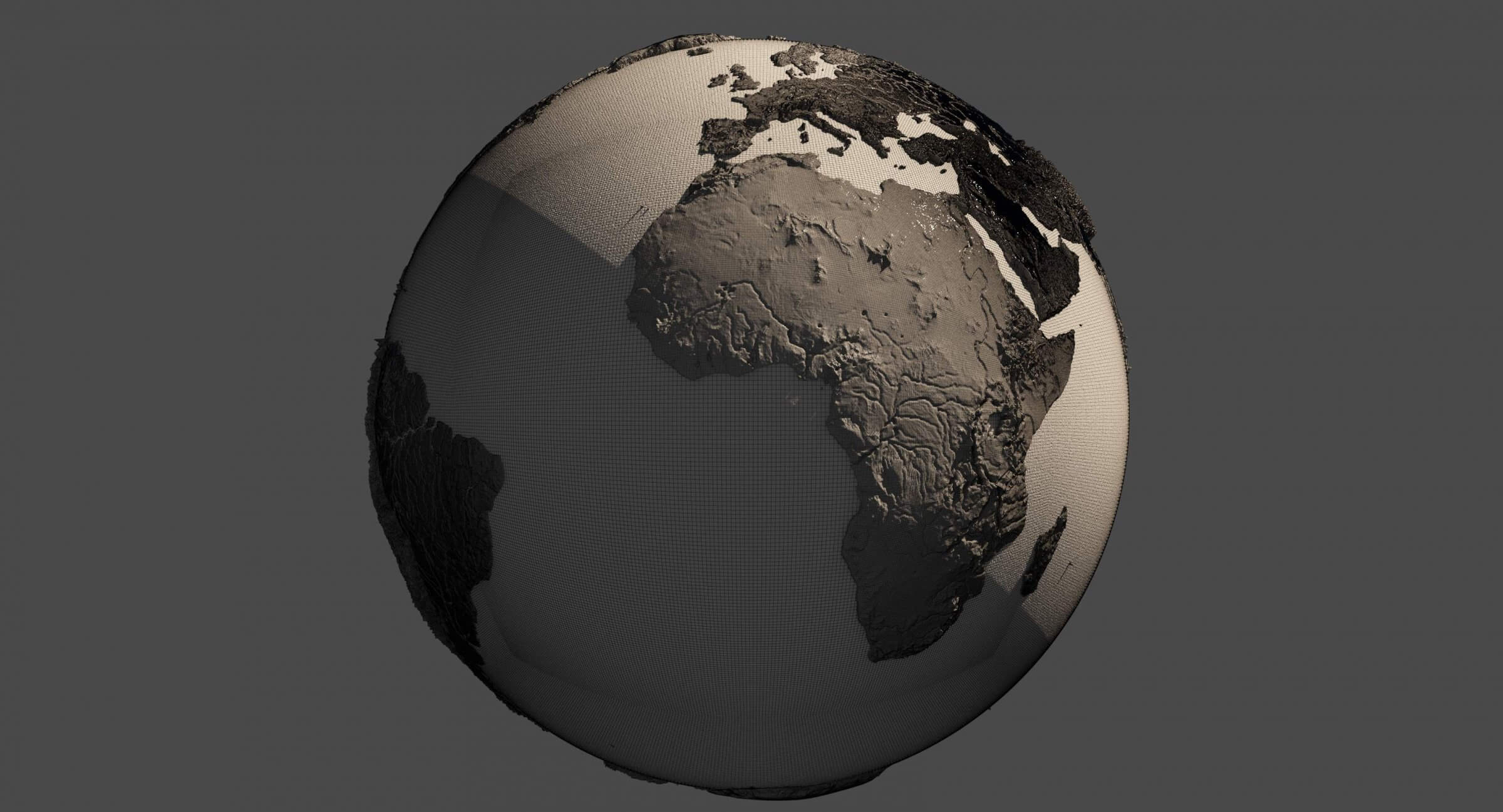 HD Earth Globe - 3D Model by Giimann