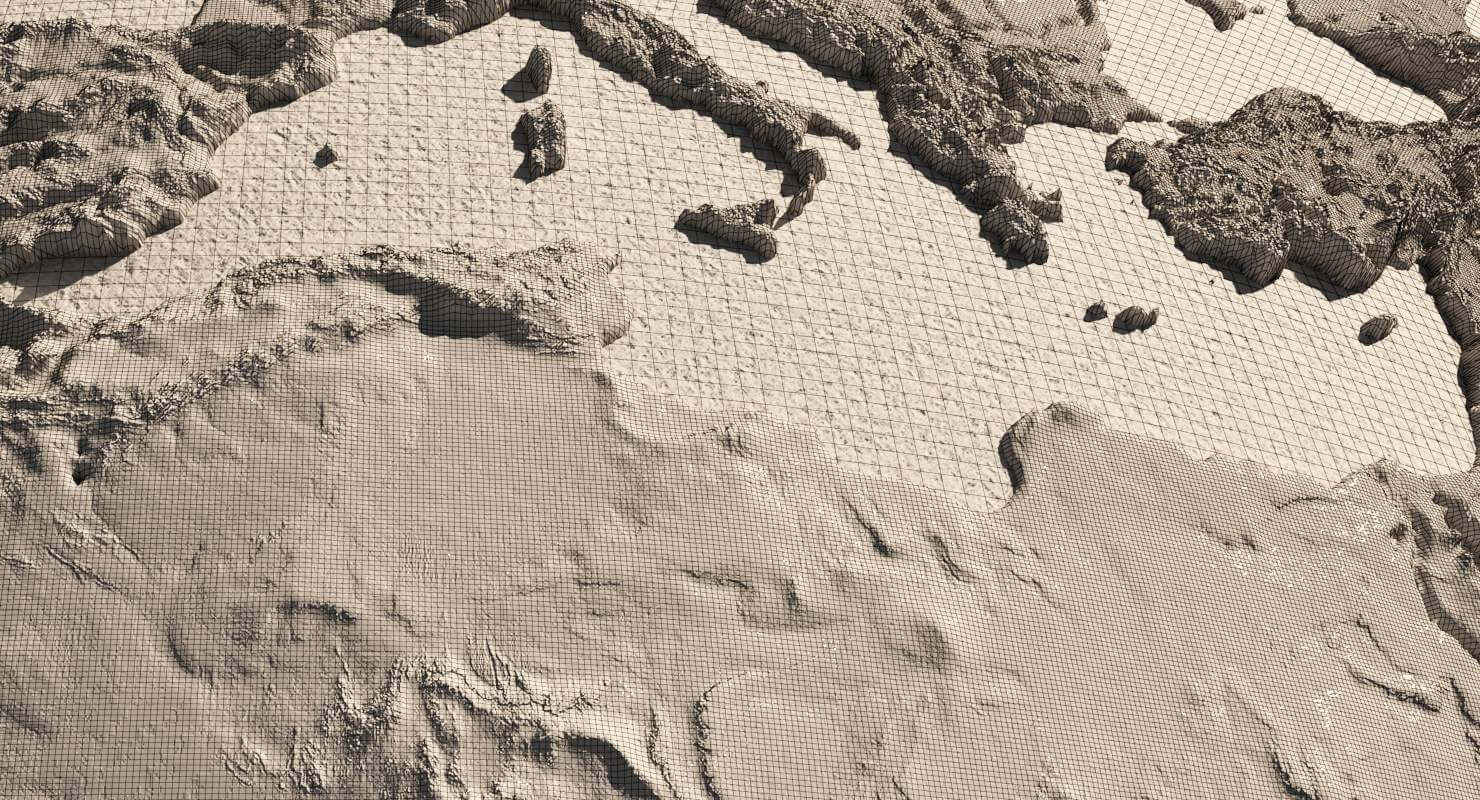 HD Earth Globe - 3D Model by Giimann