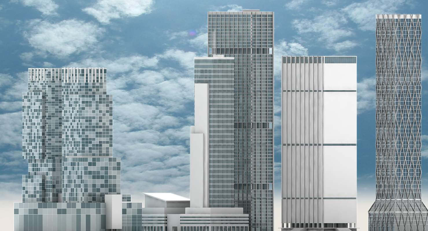 New York Skyscrapers - 3D Model by Giimann