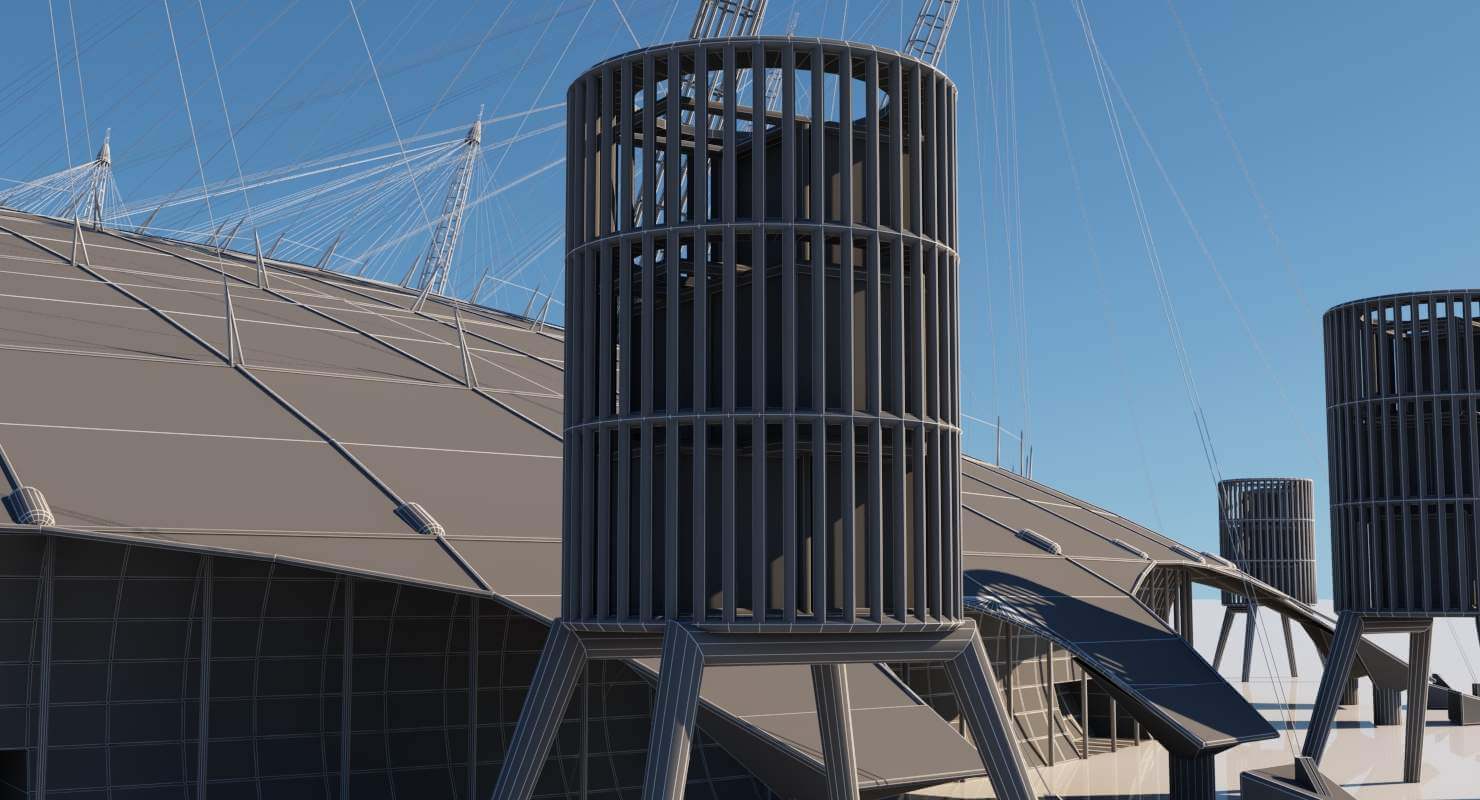 O2 Center - 3D Model by Giimann