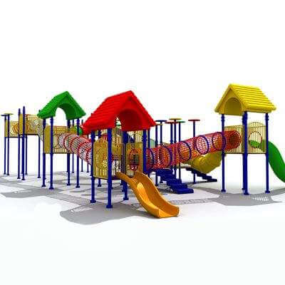 Low Poly Playground 01 - 3D Model by ViperJr3D