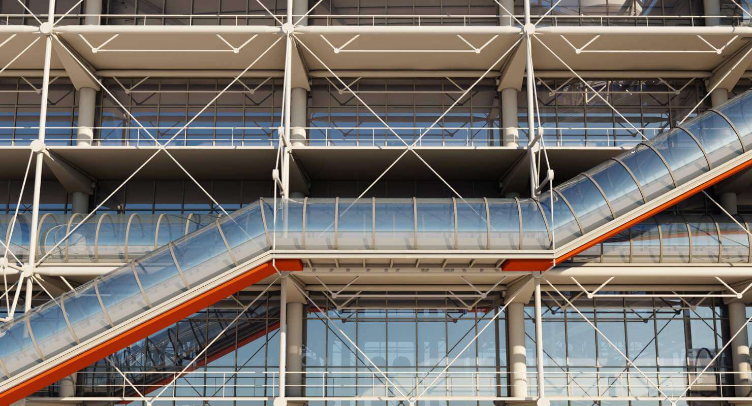 Pompidou Center - 3D Model by Giimann