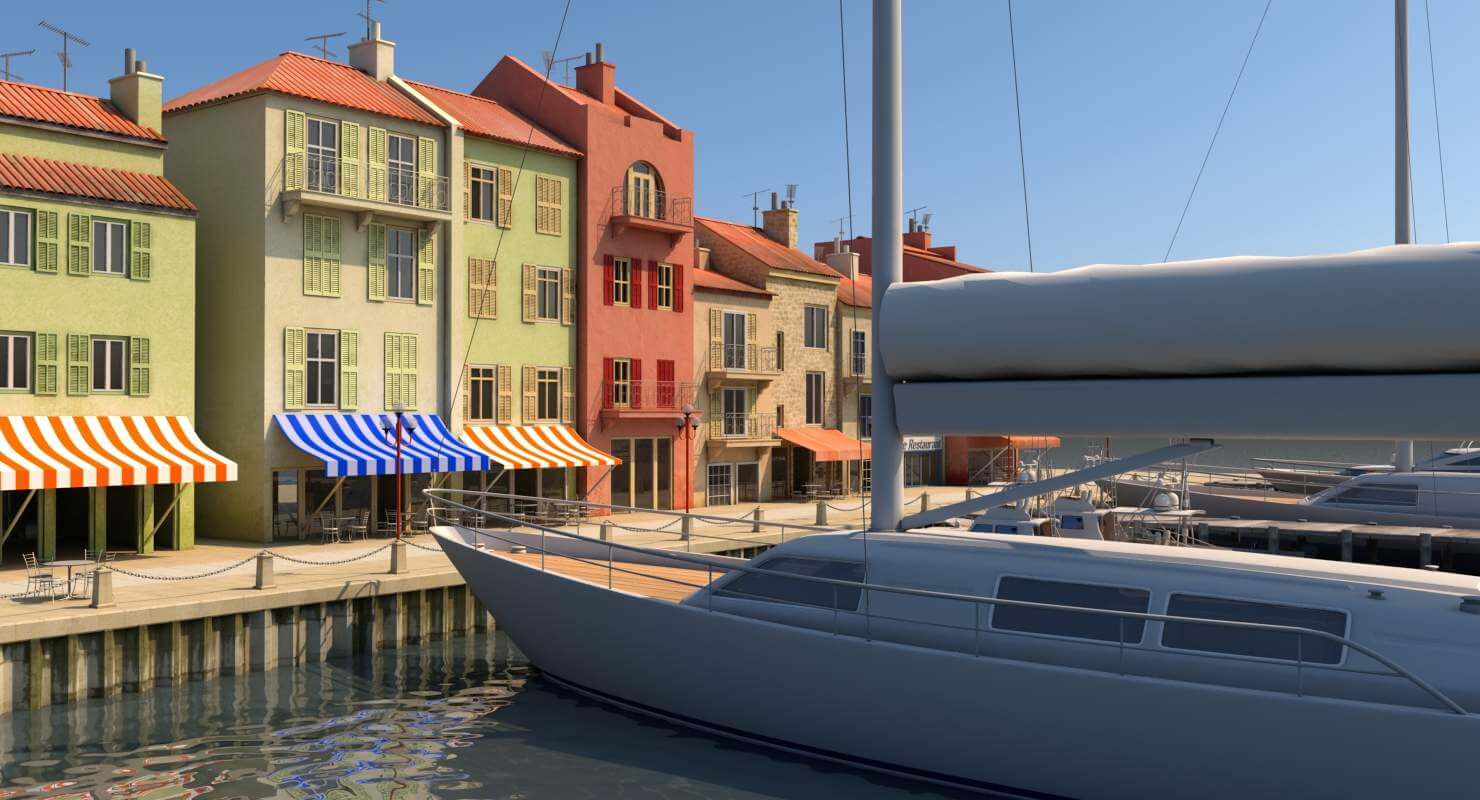 City Port - 3D Model by Giimann