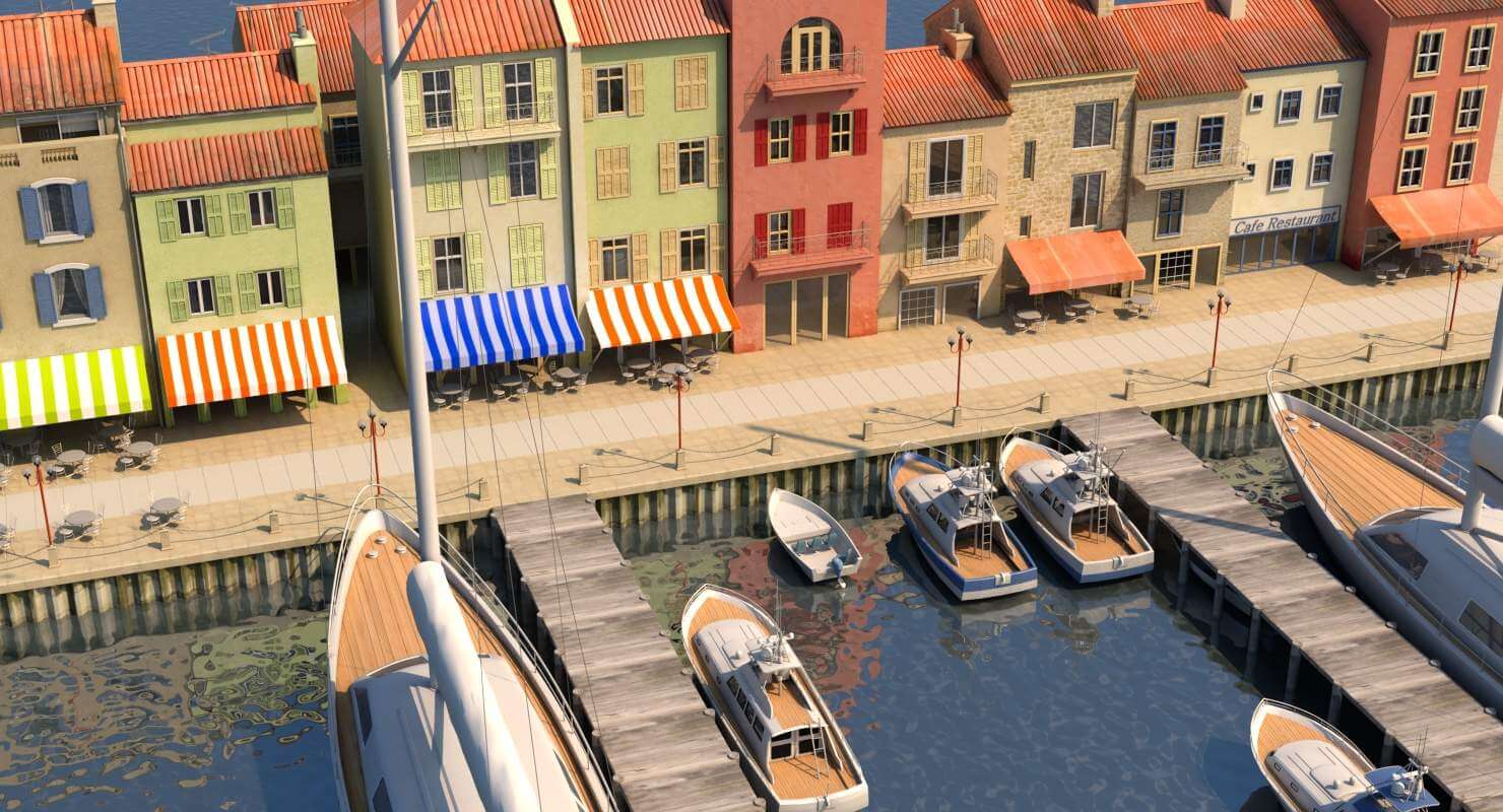City Port - 3D Model by Giimann