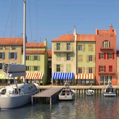 City Port - 3D Model by Giimann