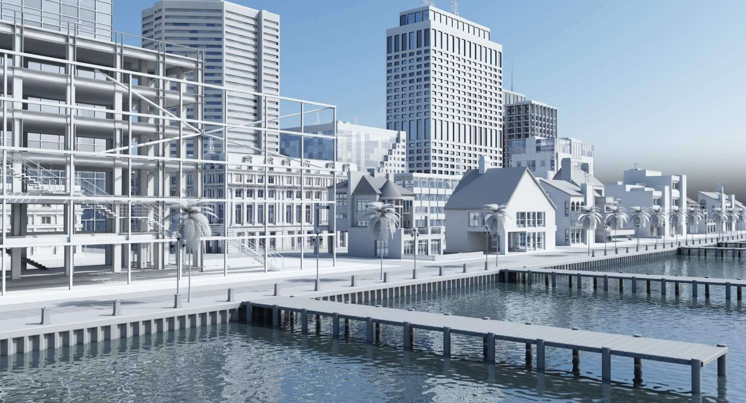 City Port - 3D Model by Giimann