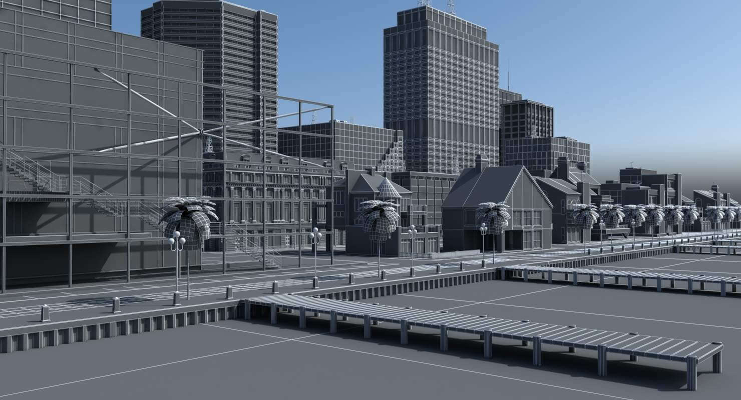 City Port - 3D Model by Giimann
