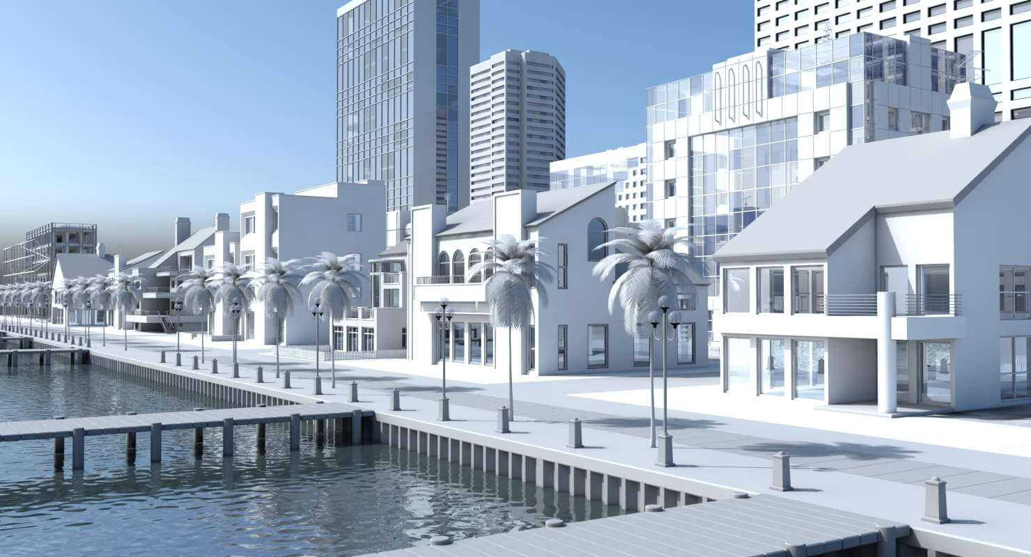 City Port - 3D Model by Giimann