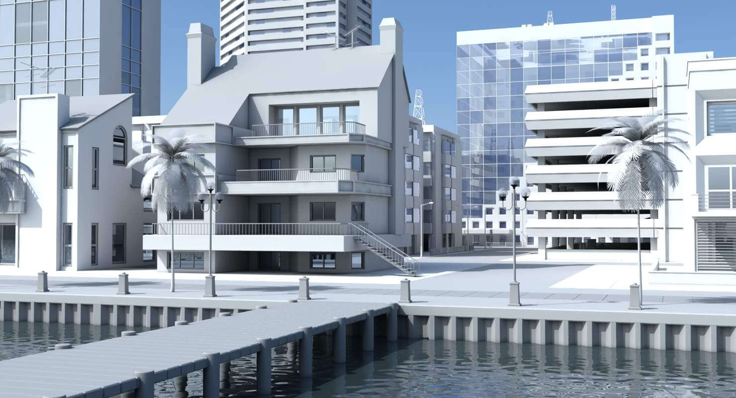 City Port - 3D Model by Giimann