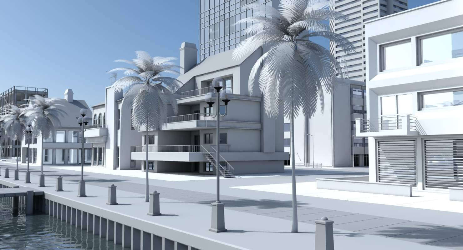 City Port - 3D Model by Giimann