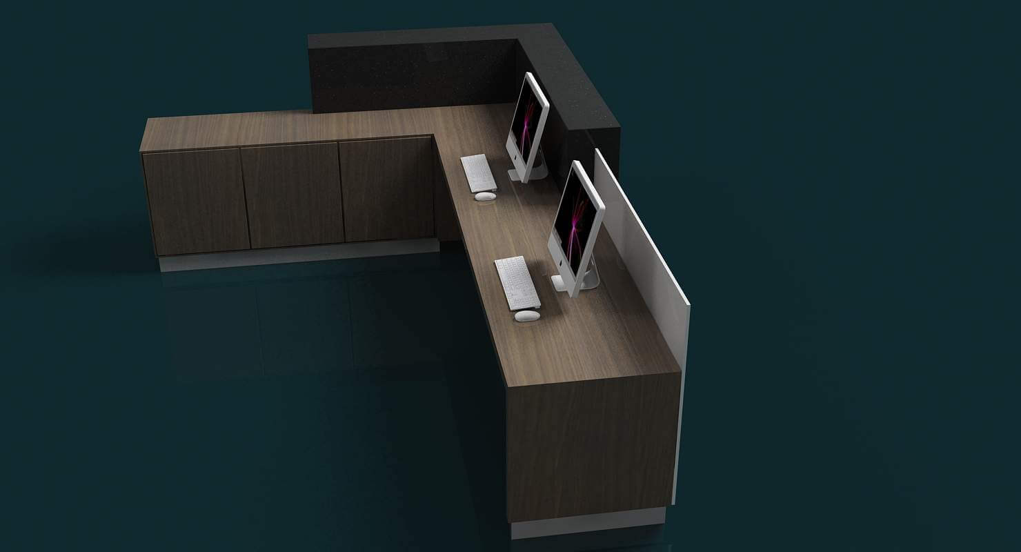 Reception Desk - 3D Model by Giimann