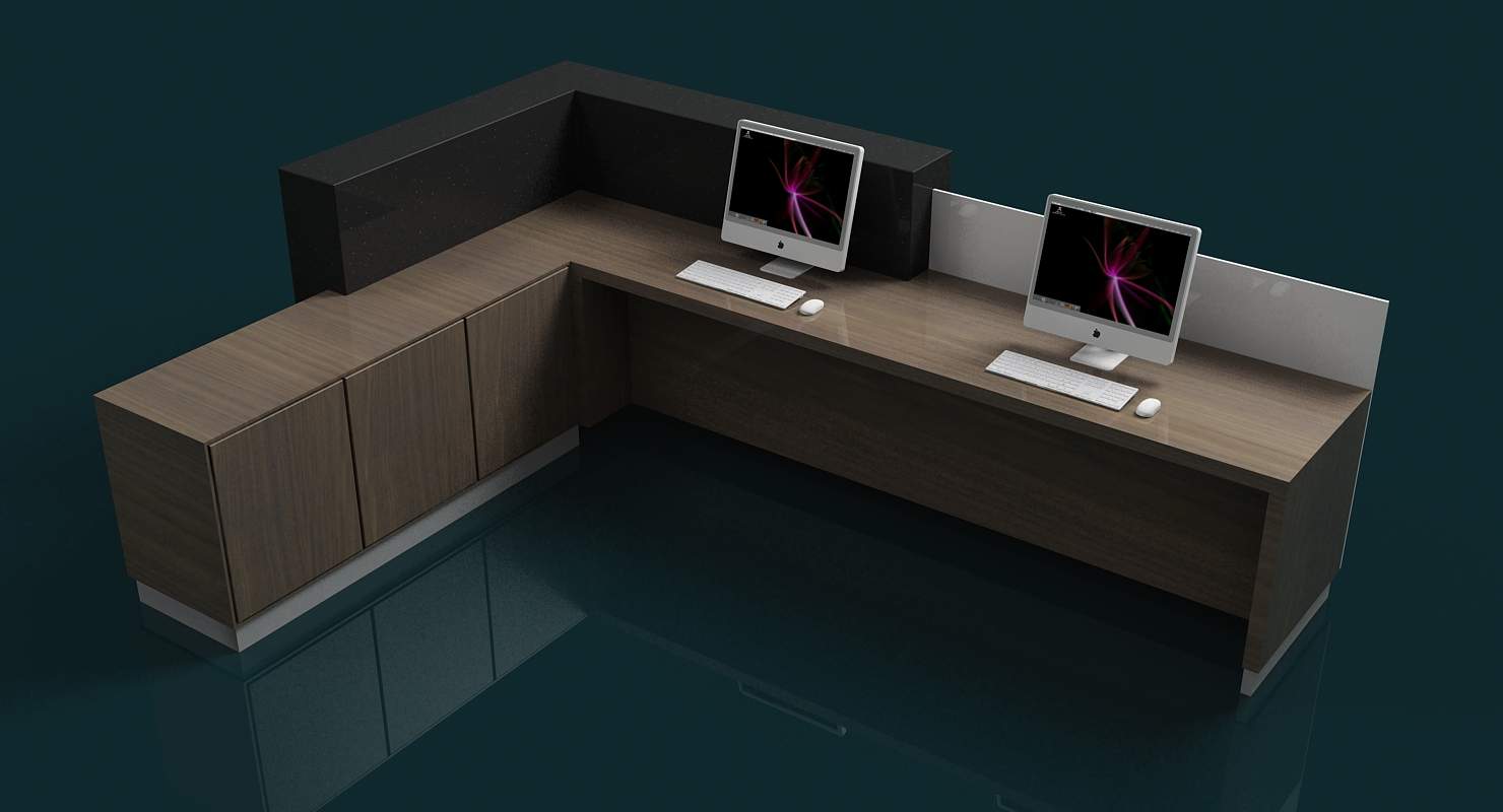 Reception Desk - 3D Model by Giimann