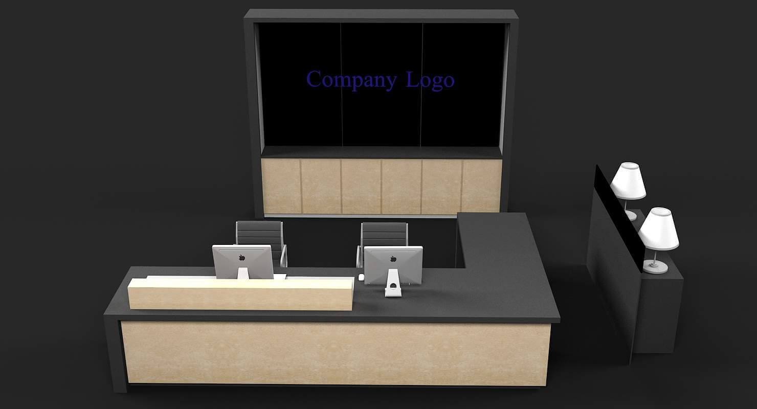 Reception Desk - 3D Model by Giimann