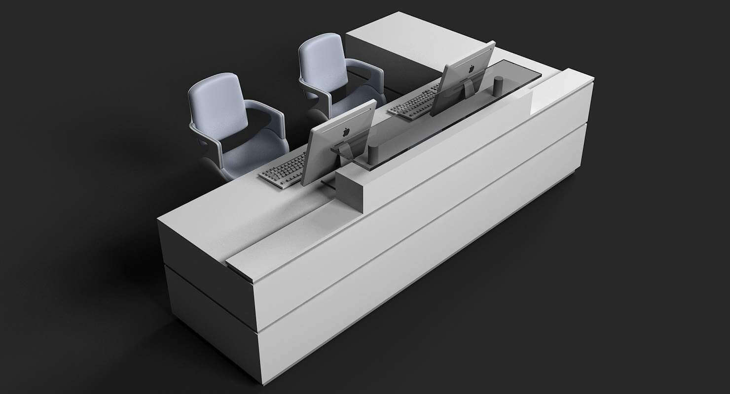 Reception Desk - 3D Model by Giimann