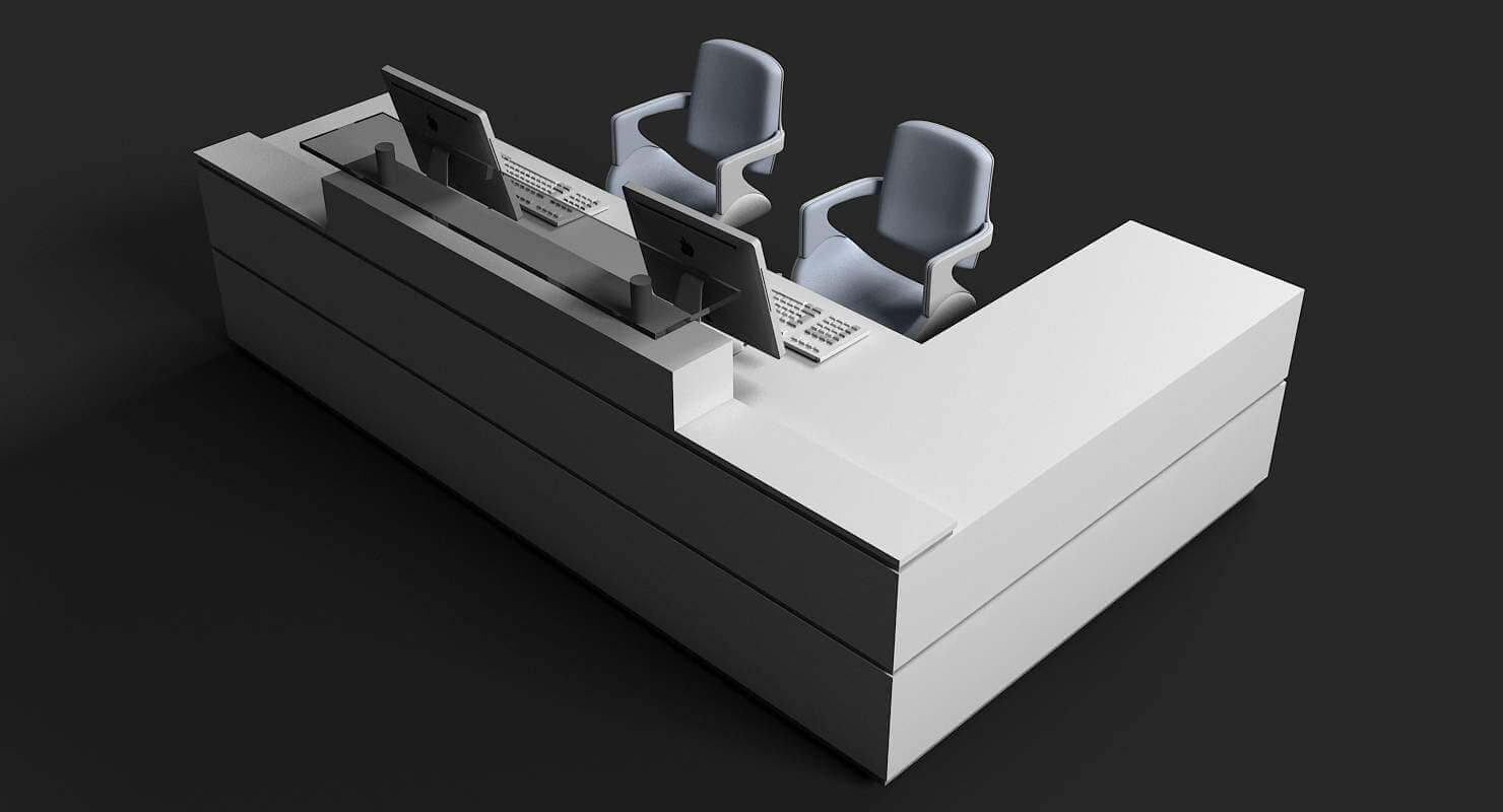 Reception Desk - 3D Model by Giimann