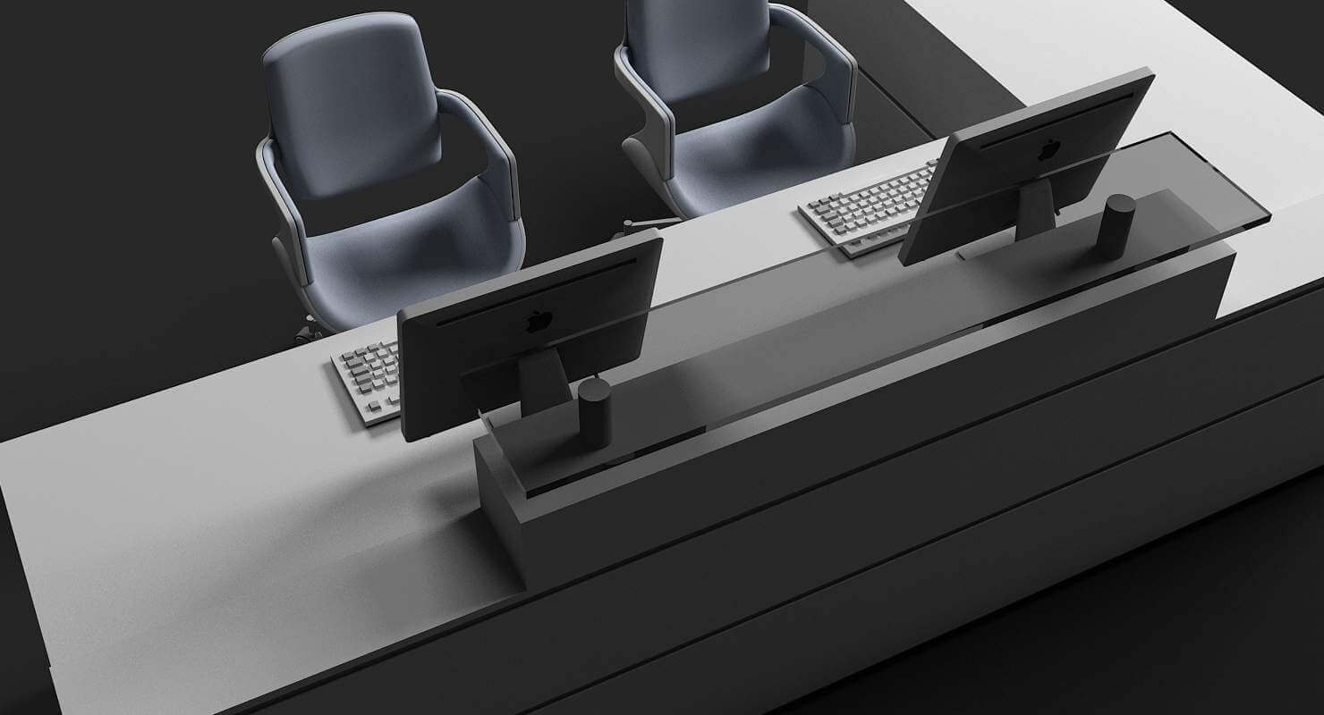 Reception Desk - 3D Model by Giimann