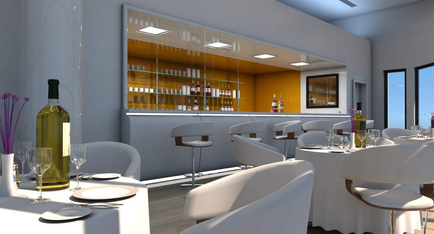 Restaurant - 3D Model by Giimann