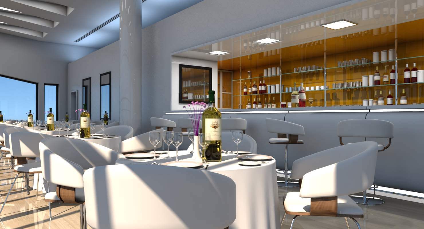 Restaurant - 3D Model by Giimann