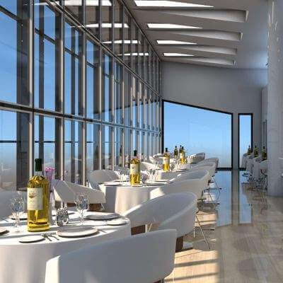Restaurant - 3D Model by Giimann