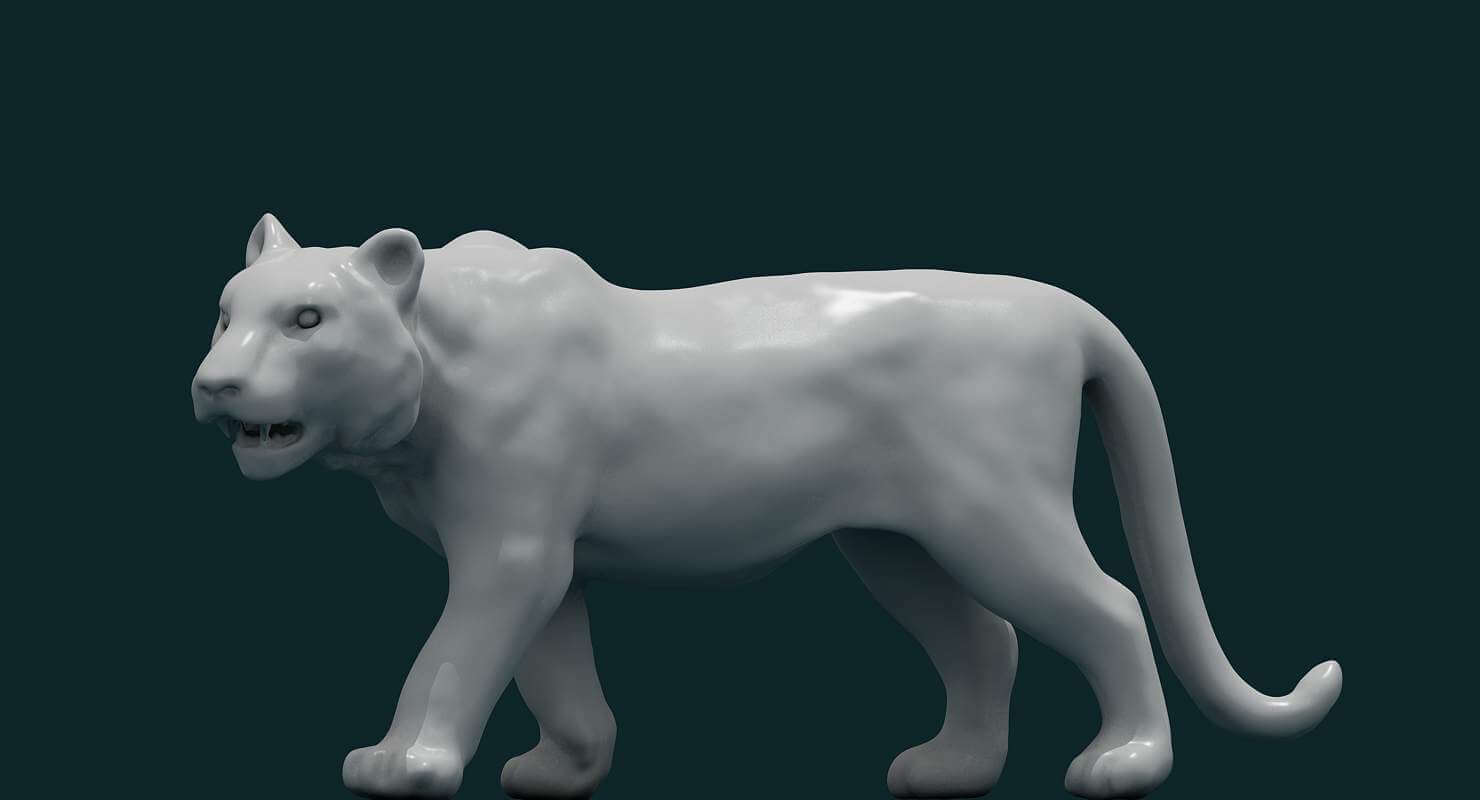 Tiger - 3D Model by Giimann