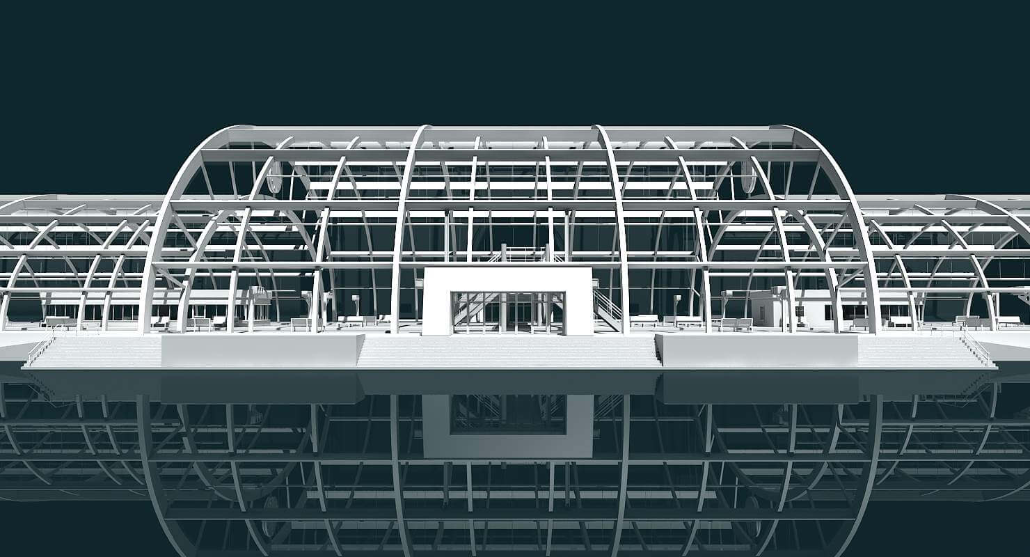 Train Station - 3D Model by Giimann