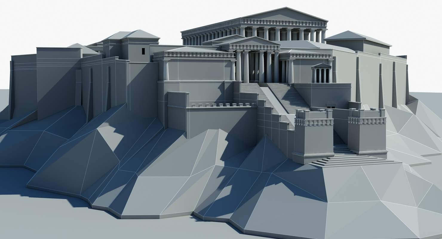 Acropolis - 3D Model by Giimann