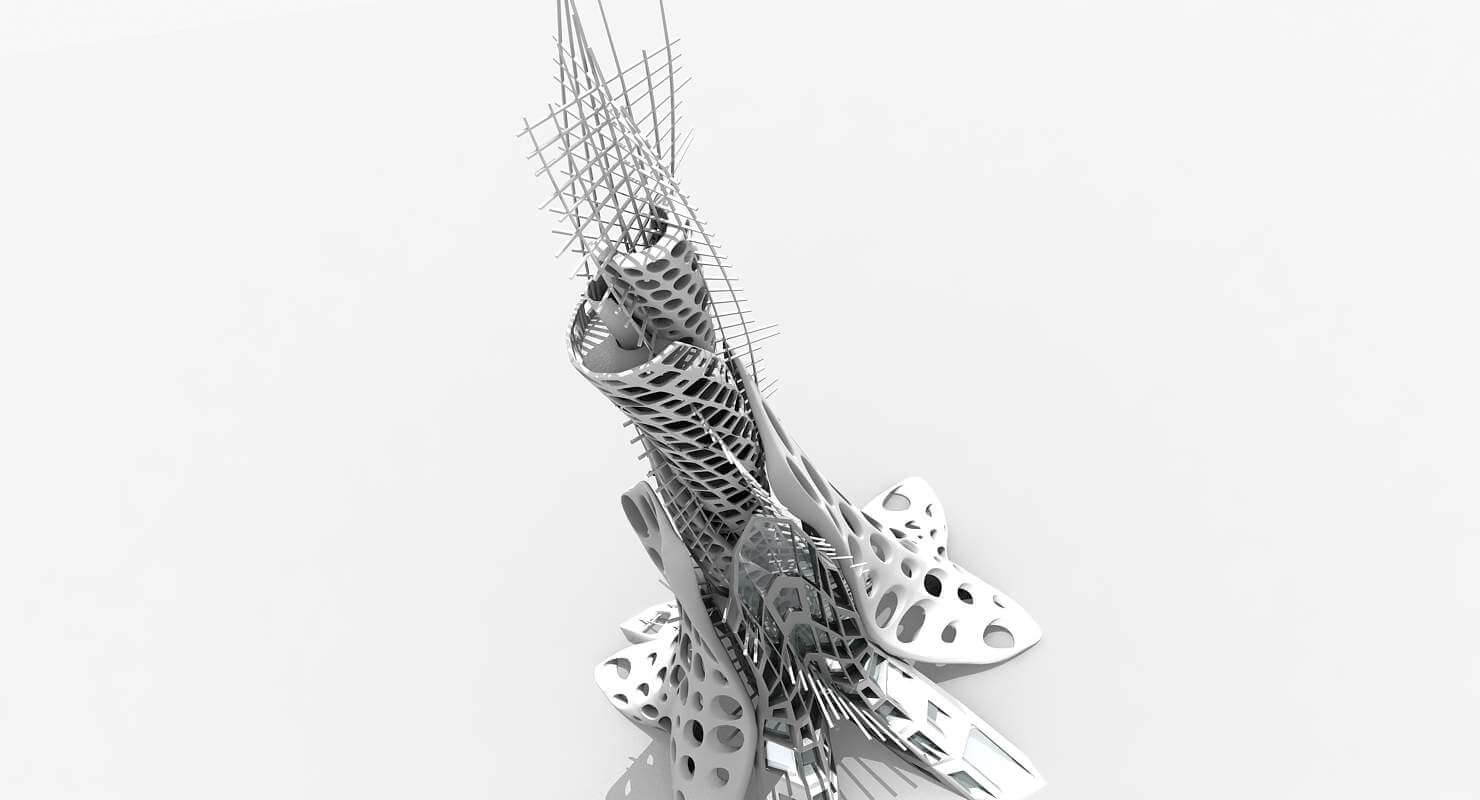 Architectural Structure - 3D Model by Giimann