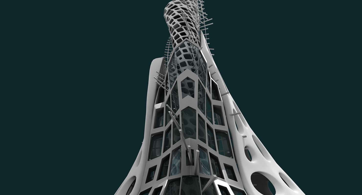 Architectural Structure - 3D Model by Giimann