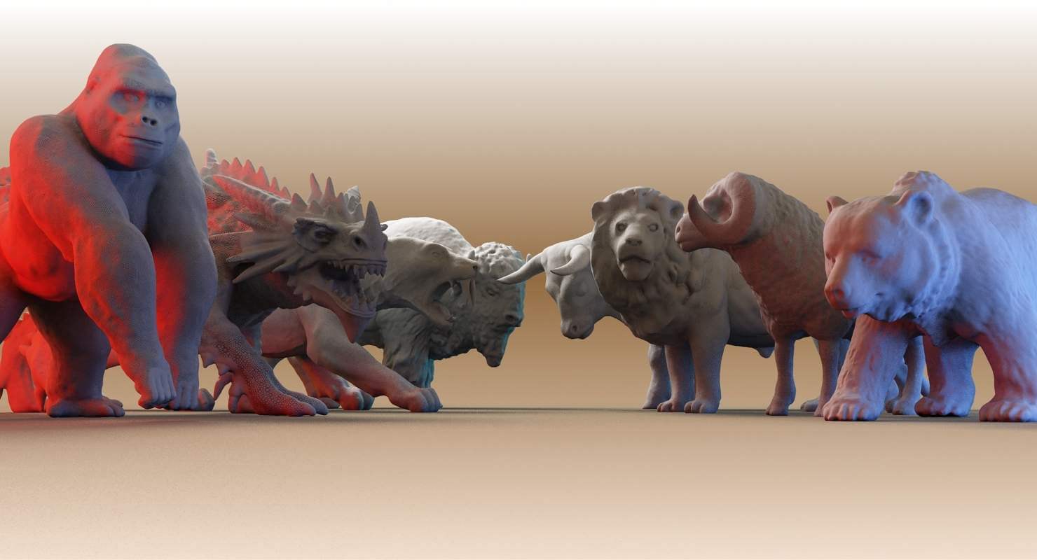 Beast Collection - 3D Model by Giimann