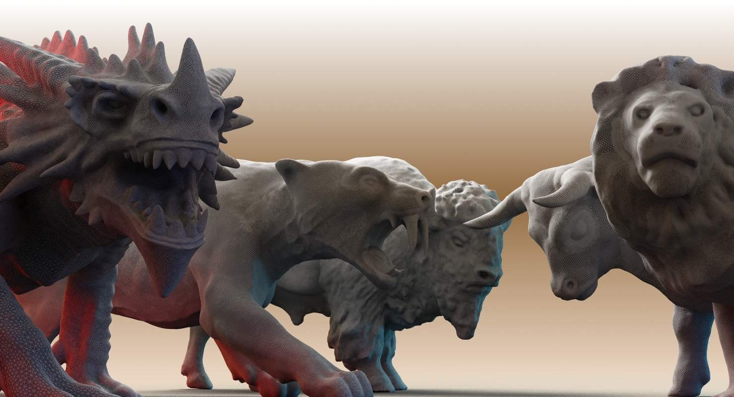 Beast Collection - 3D Model by Giimann