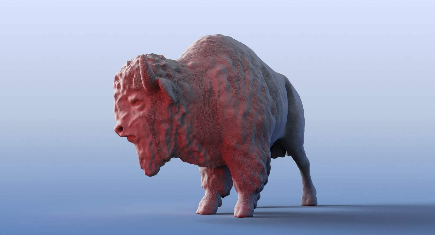 Bison - 3D Model by Giimann