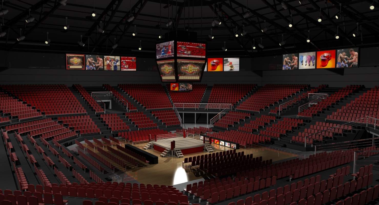 Boxing Arena - 3D Model by Giimann