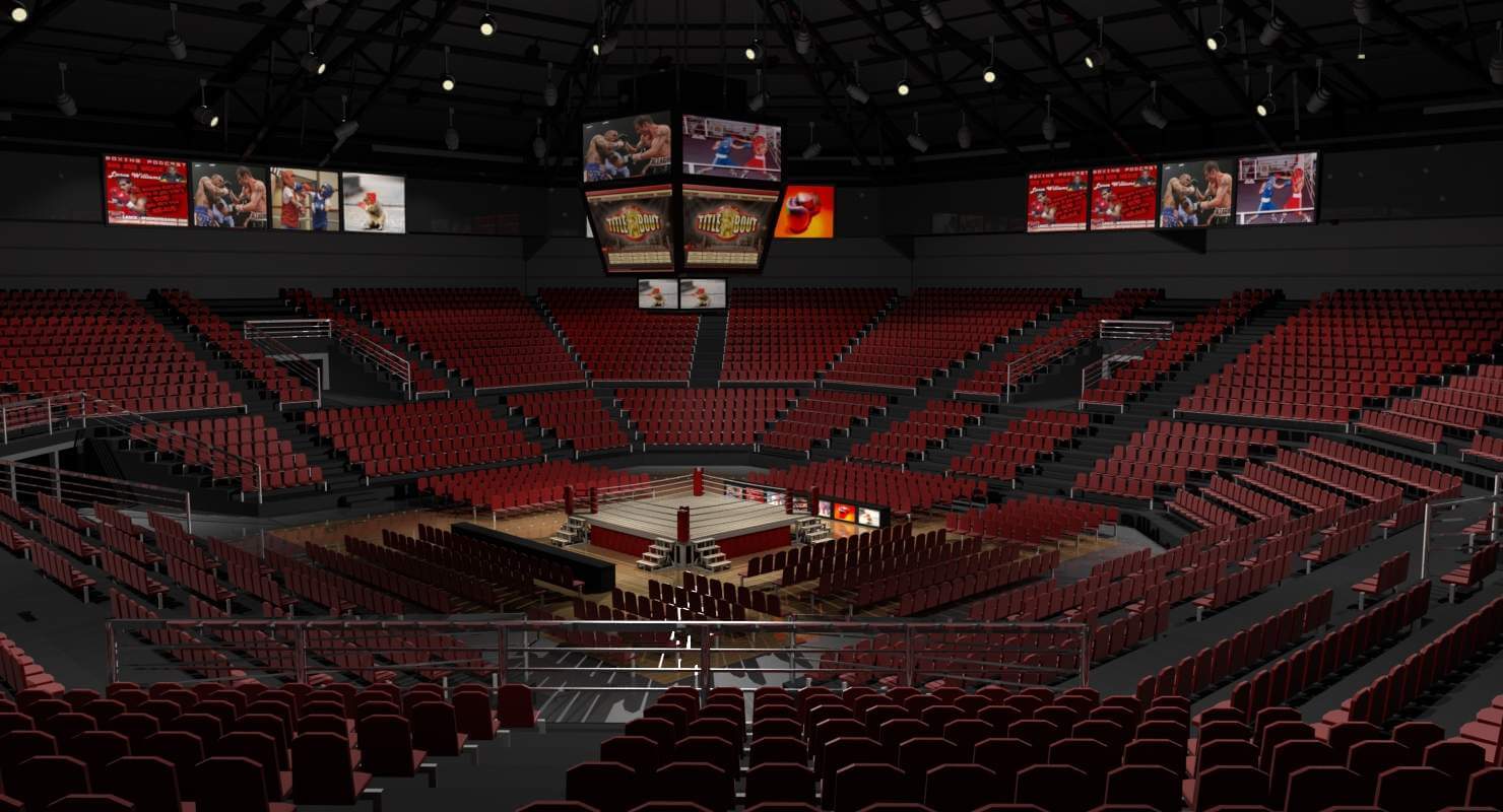 Boxing Arena - 3D Model by Giimann
