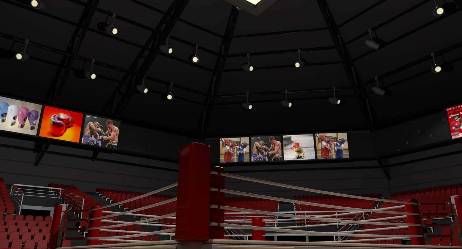 Boxing Arena - 3D Model by Giimann