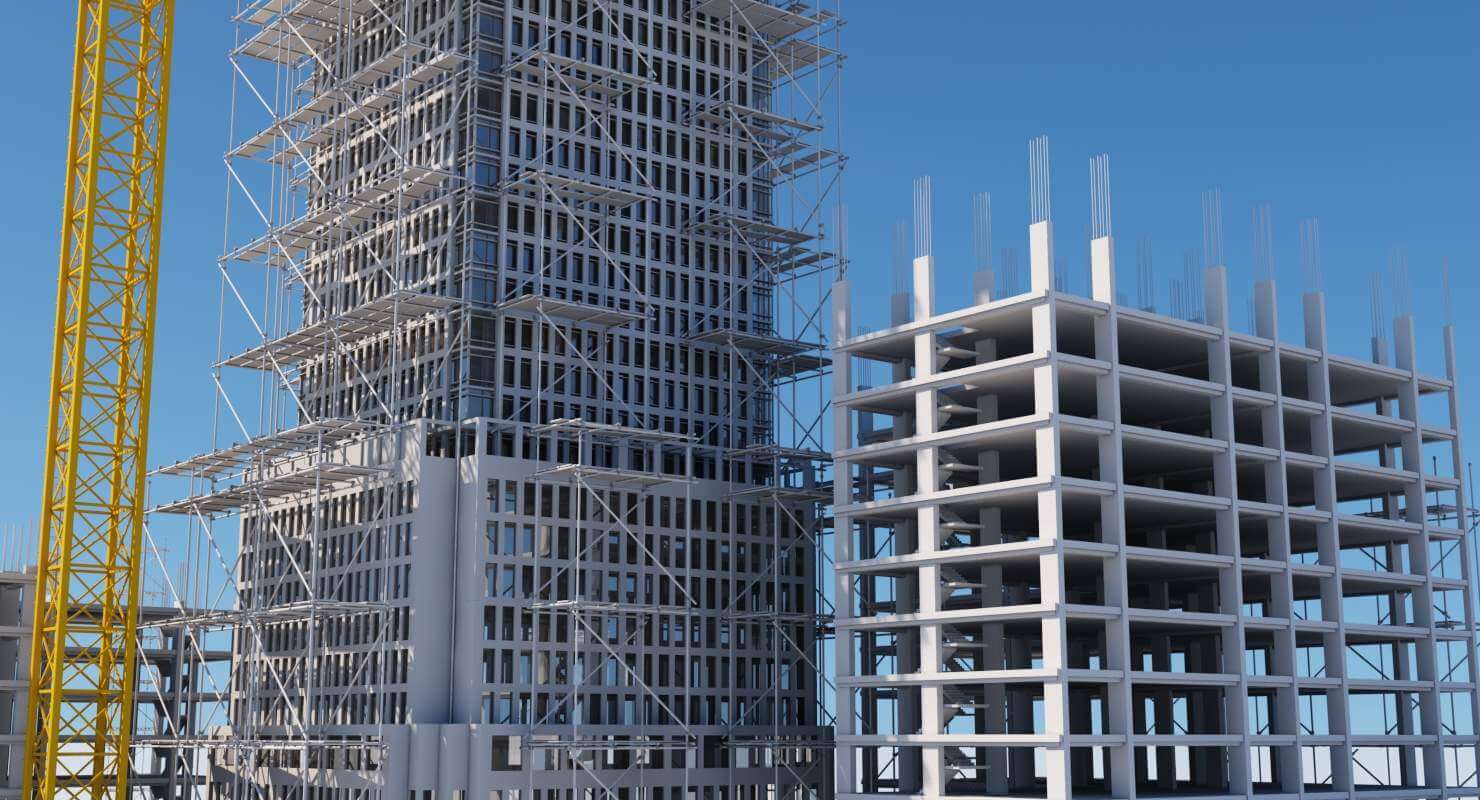 Building Construction - 3D Model by Giimann