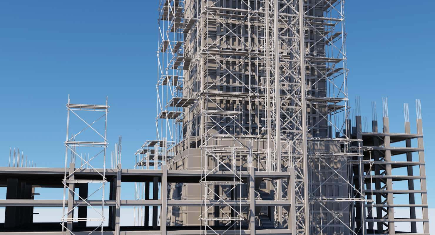 Building Construction - 3D Model by Giimann
