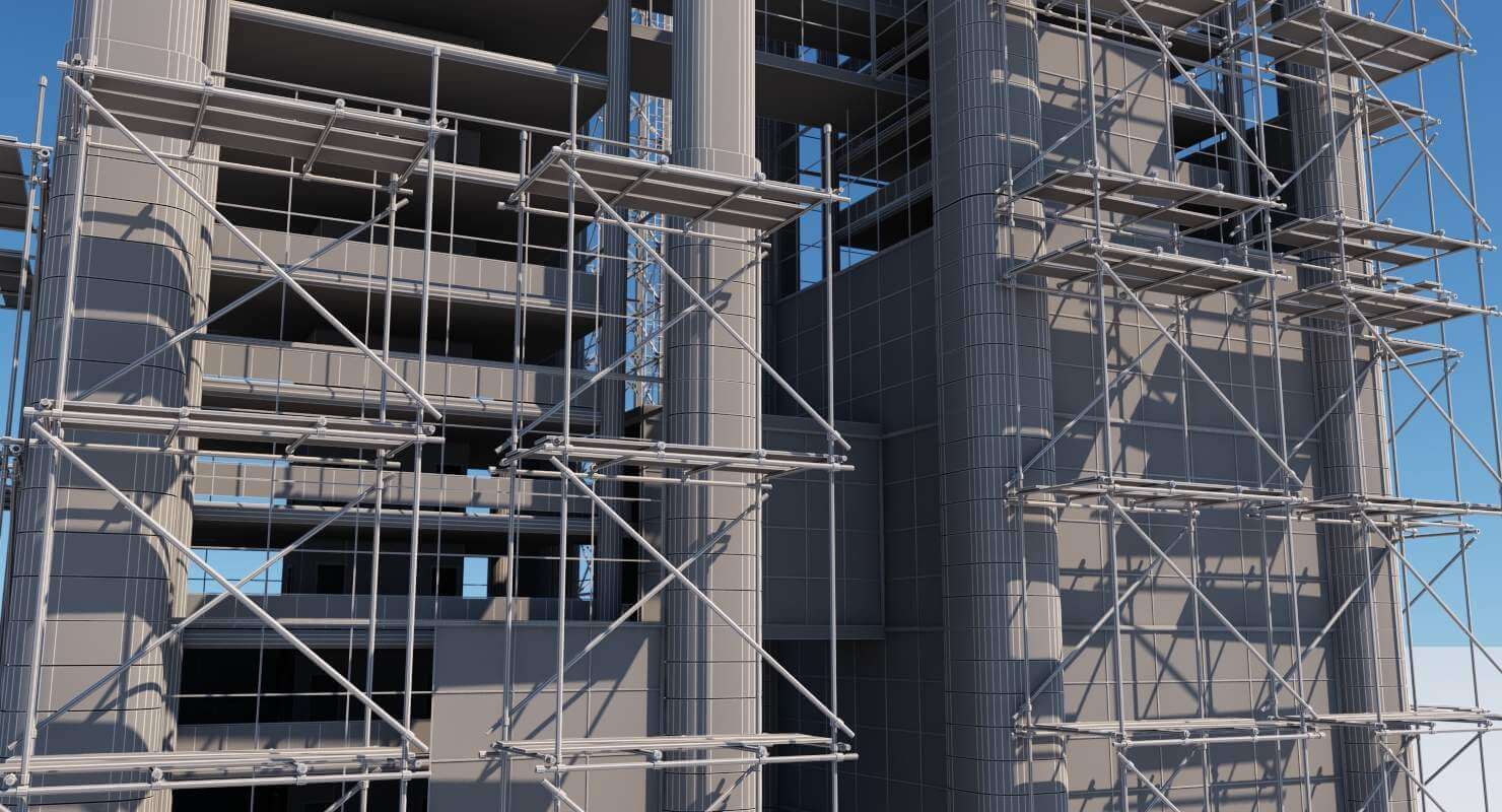 Building Construction - 3D Model by Giimann