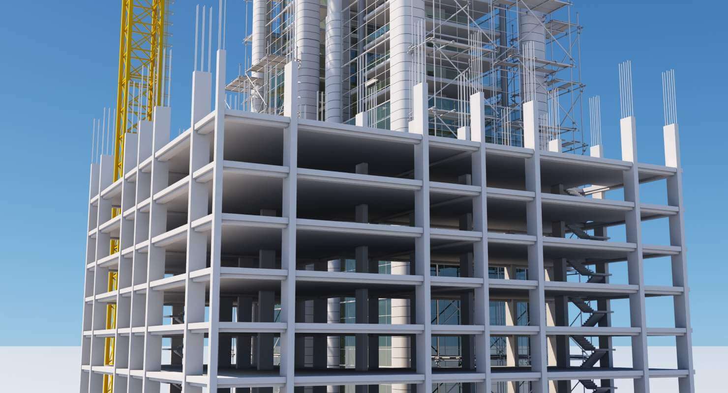 Building Construction - 3D Model by Giimann