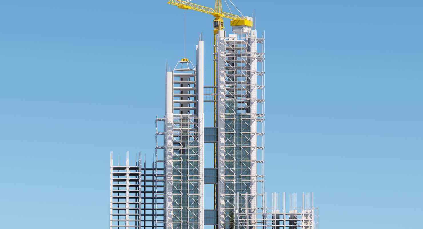 Building Construction - 3D Model by Giimann