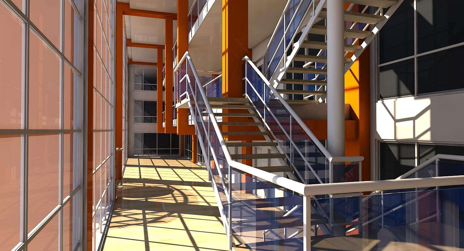 Building Interior - 3D Model by Giimann