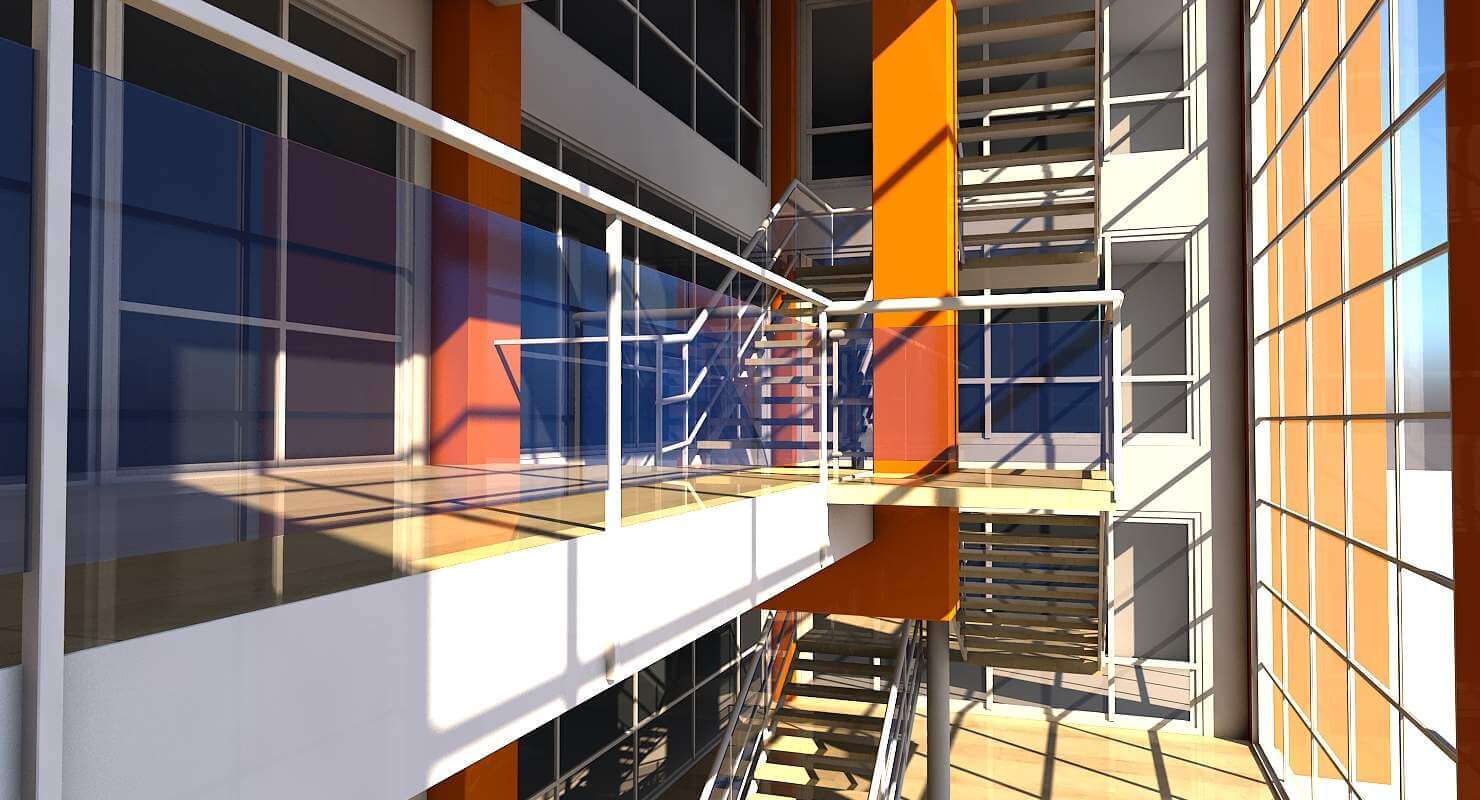 Building Interior - 3D Model by Giimann