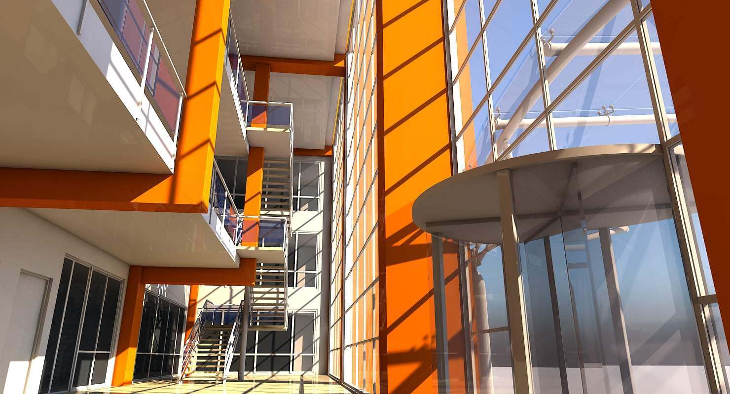 Building Interior - 3D Model by Giimann