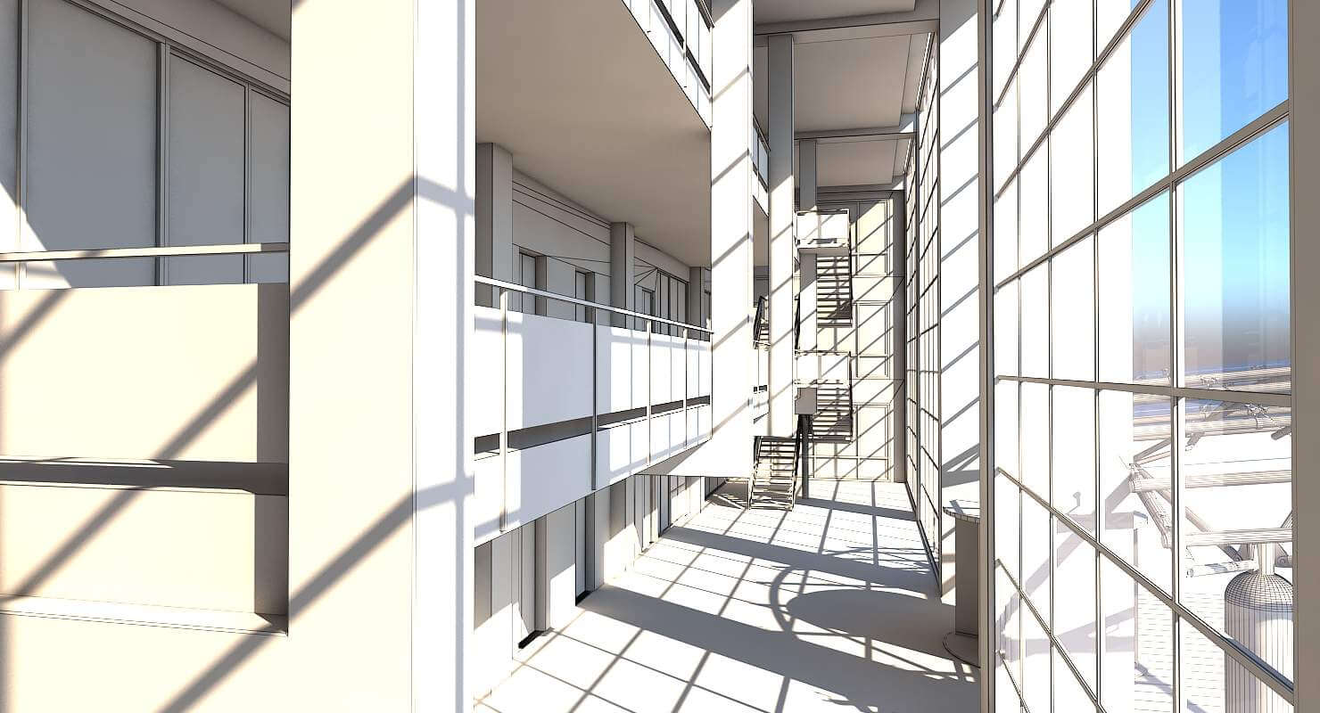 Building Interior - 3D Model by Giimann